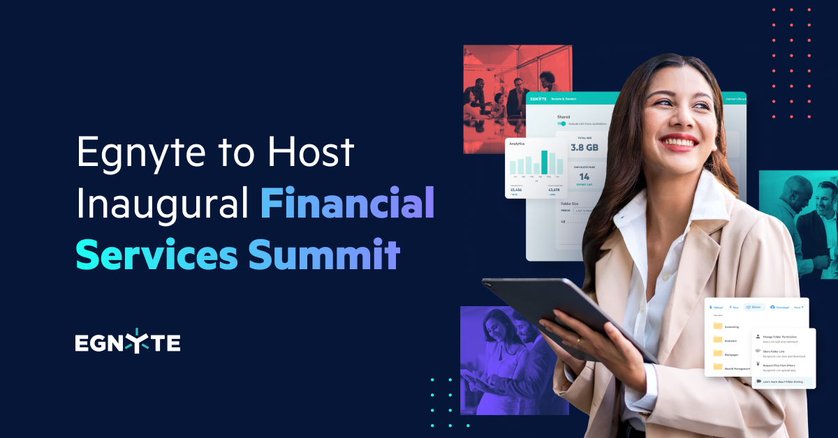 Egnyte to Host Financial Services Summit | Egnyte