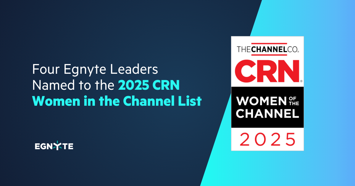 Four Egnyte Leaders Spotlighted on the 2025 Women of the Channel List ...